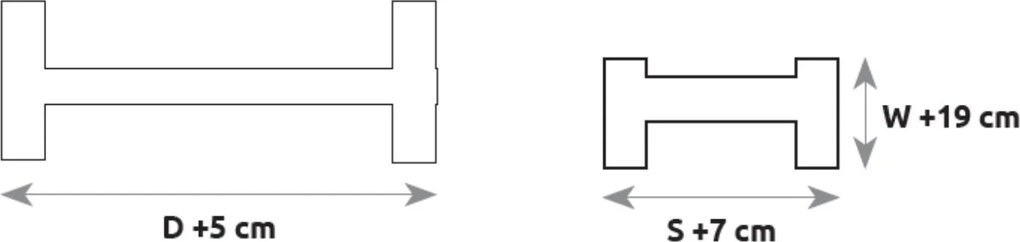 Drewmax LK138 90x200 cm - Dřevěná postel masiv jednolůžko