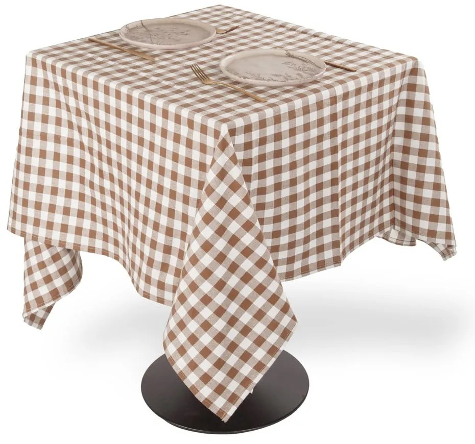 Bavlněný ubrus 150x150 cm Gingham – Tiseco Home Studio