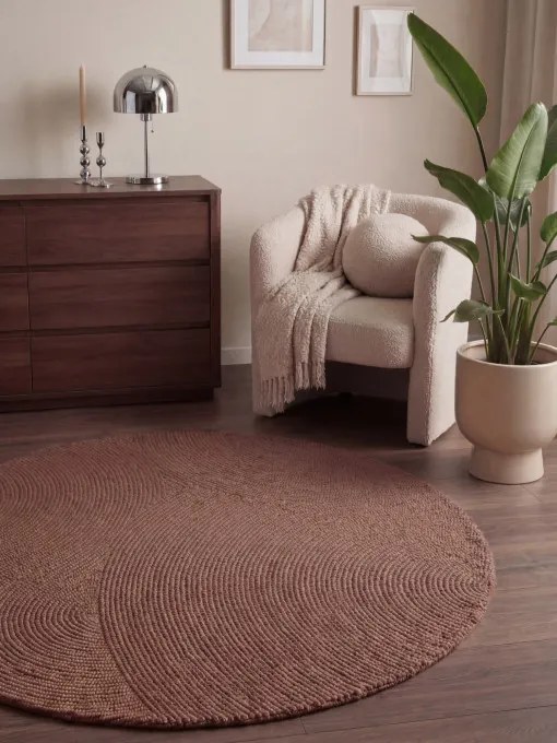 Koberec Hanse Home Calmio růžový kruh