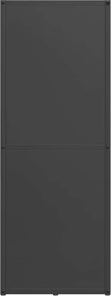 vidaXL Stojan na palivové dřevo Ocel válcovaná za studena [864187] Barva: Černá
