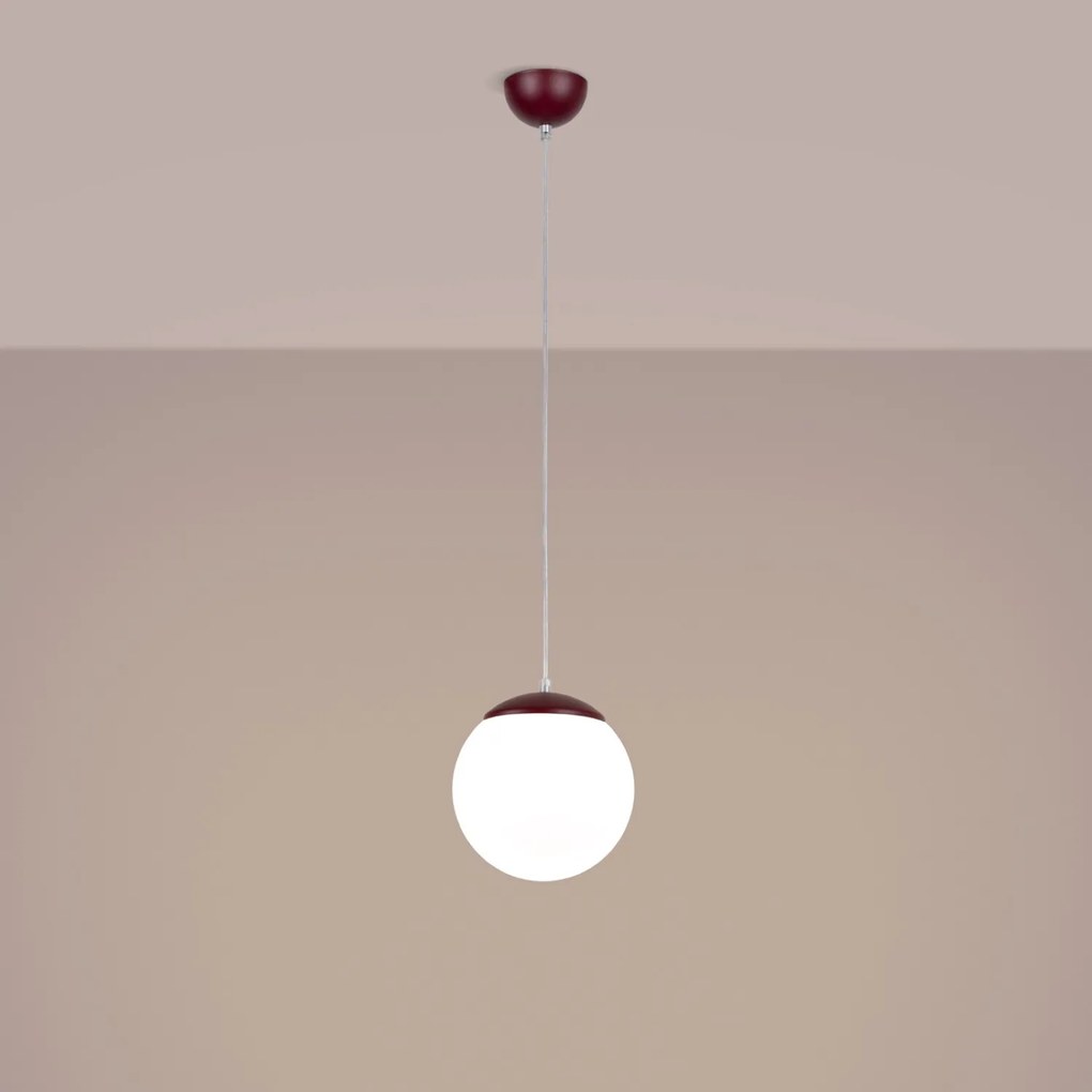 Sollux Lighting Závěsné svítidlo UGO 40 bordó