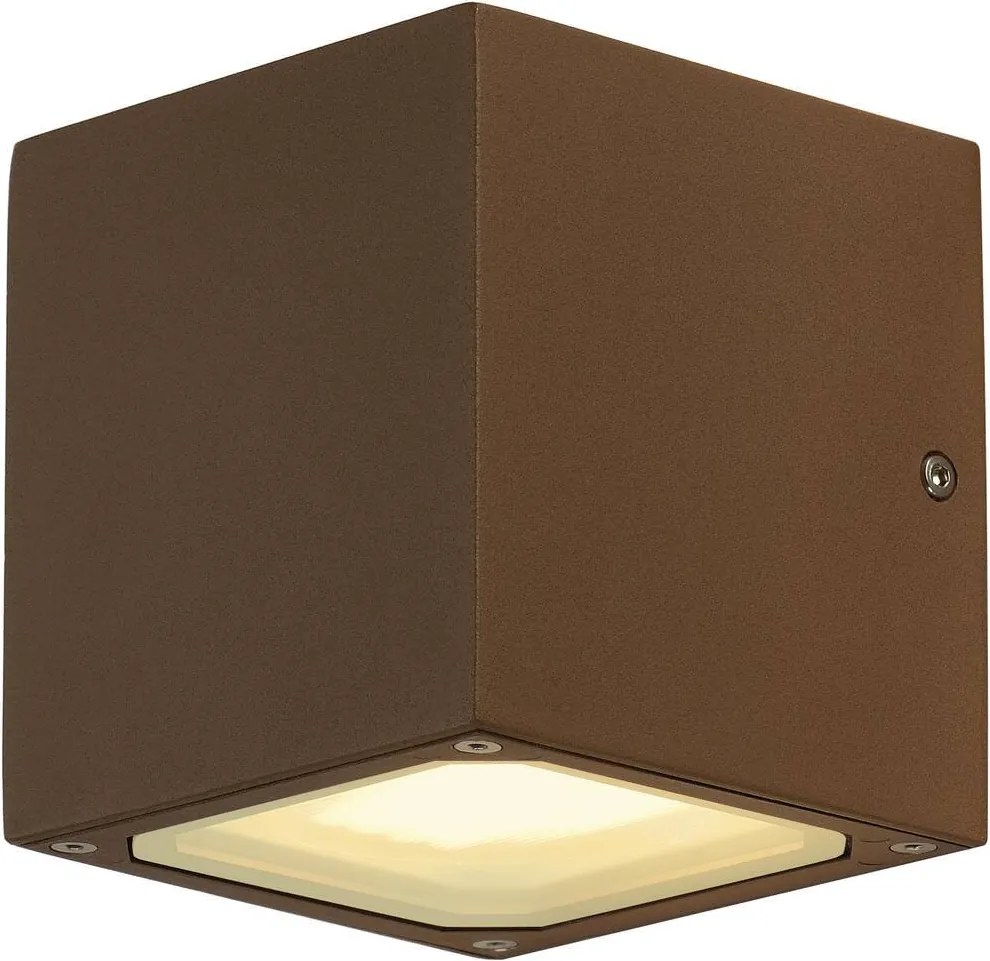 LA 232537 Venkovní svítidlo SITRA CUBE nástěnná barva rzi 230V GX53 2x9W I - BIG WHITE (SLV)