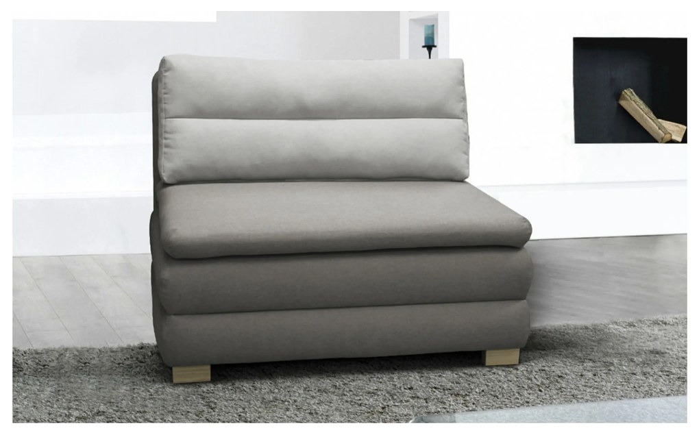 Sconto Rozkládací křeslo EGO šedá