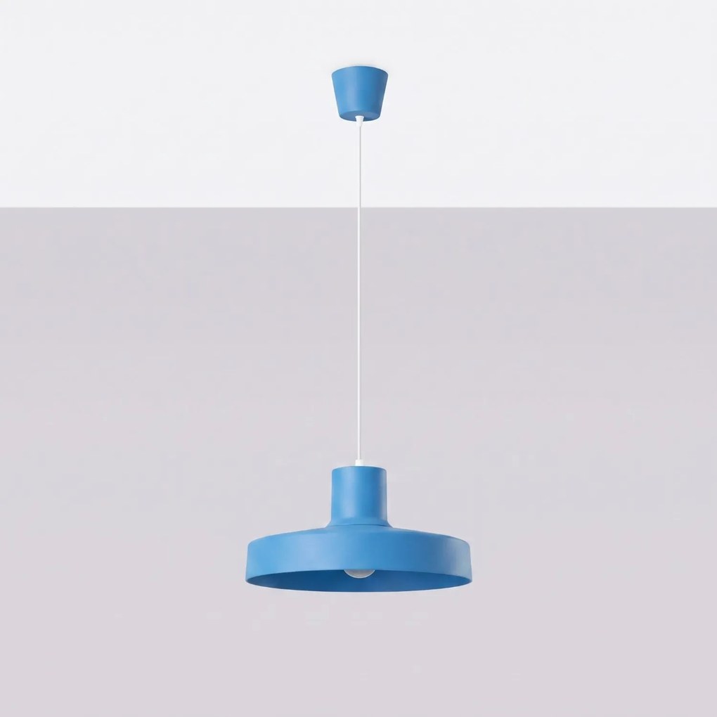 Sollux Lighting Závěsné svítidlo BILO azurové