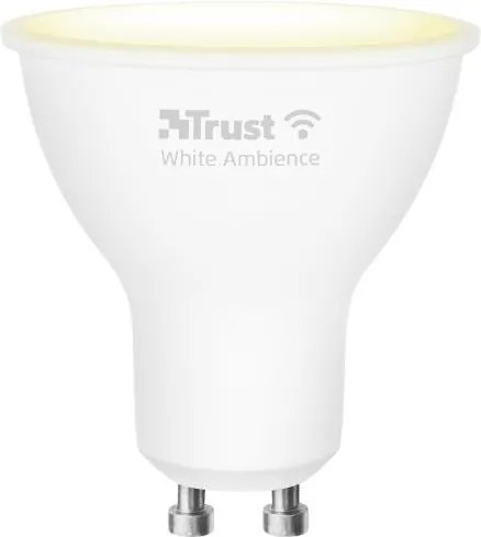 Led žárovka trust smart wifi led white ambience spot gu10 - bílá