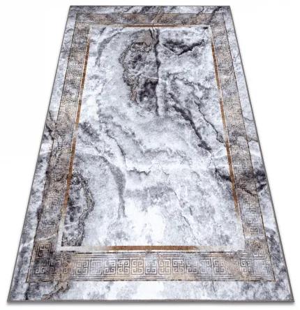 Dywany Luszczow Dětský kusový koberec MIRO 51278.812 pratelný  Mramor, řecký protiskluz, šedá / zlatý Rozměr koberce: 140 x 190 cm