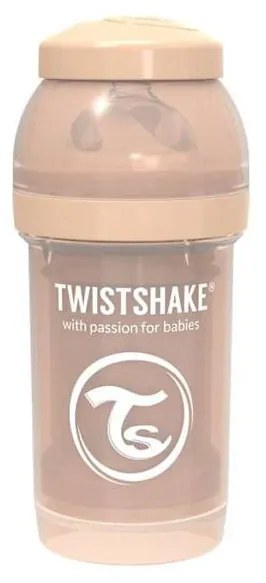 Twistshake Kojenecká láhev Anti-Colic 180 ml Pastelově růžová