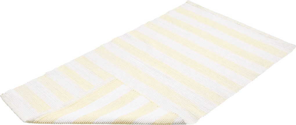 Livarno® Bavlněný koberec, 80 x 150 cm (béžová/žlutá)