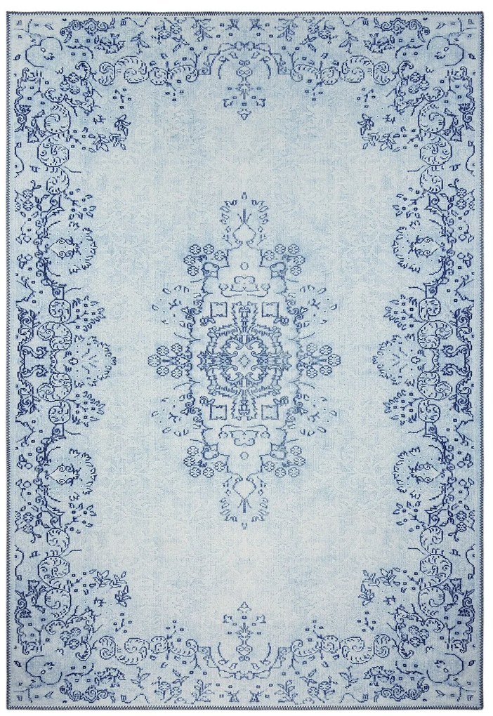 Hanse Home Collection koberce Kusový orientální koberec Chenille Rugs Q3 104796 Blue - 80x150 cm