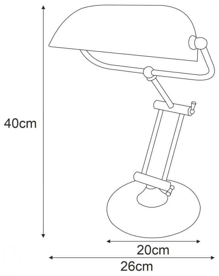 Stolní lampa K-8041 z řady BANK