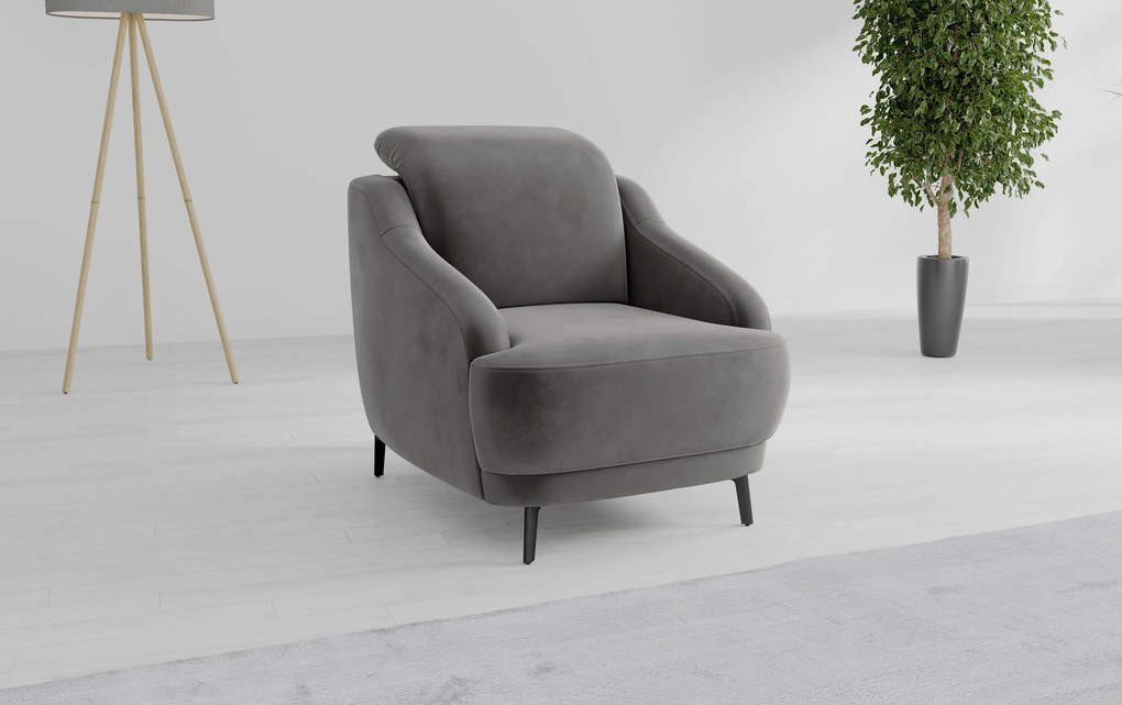 XXXLutz KŘESLO, textil, šedá Sit & More - Online Only křesla & taburety - 000144024184