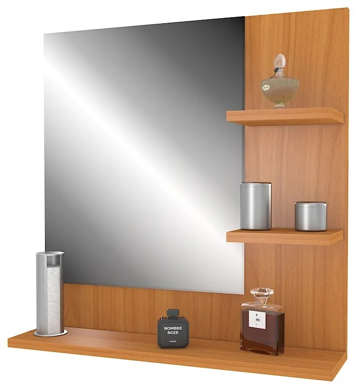 Nástěnné zrcadlo 60 cm Ariad - pravé alaska bílá