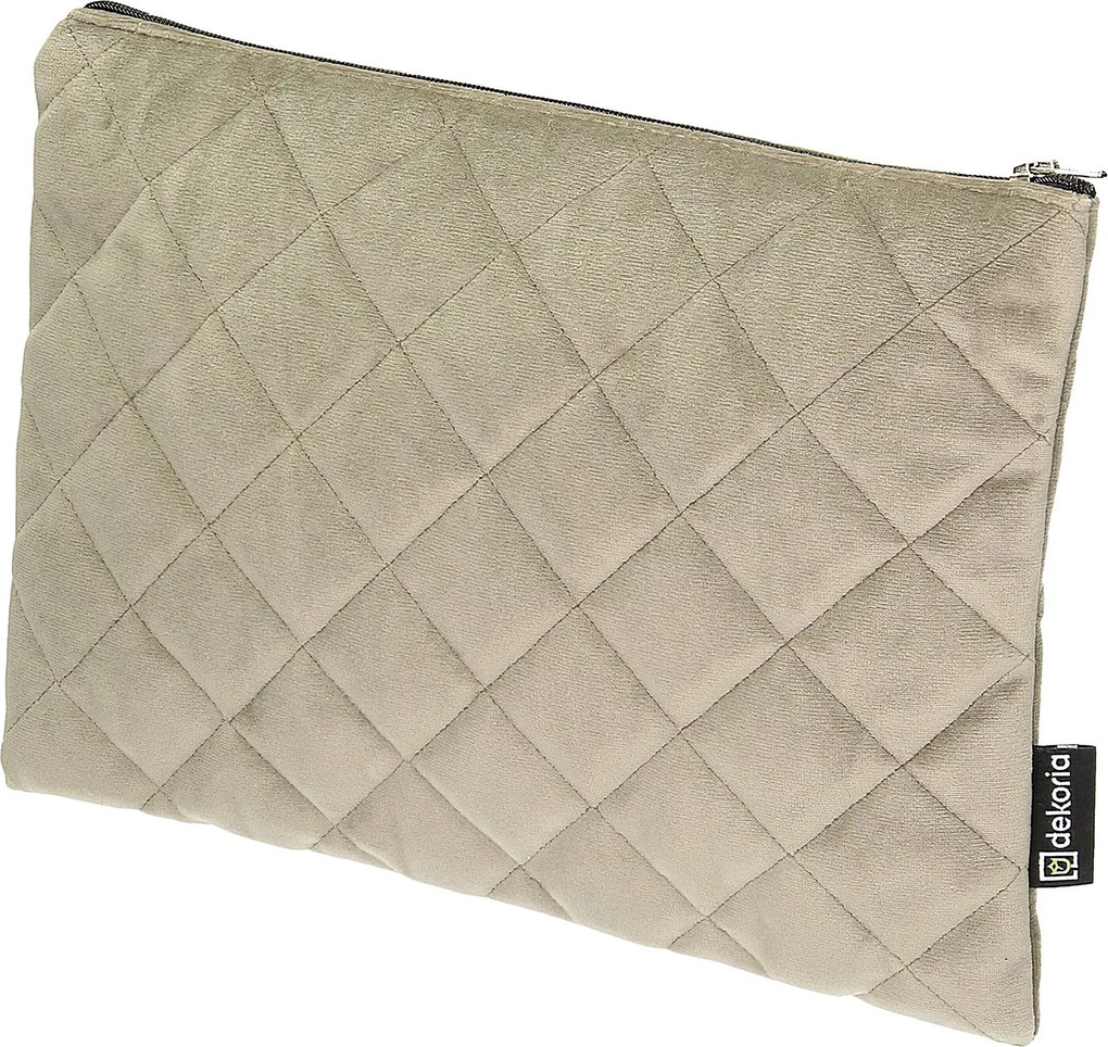 Pouzdro na tablet Velvet barva šedá látka lesklé, sametová