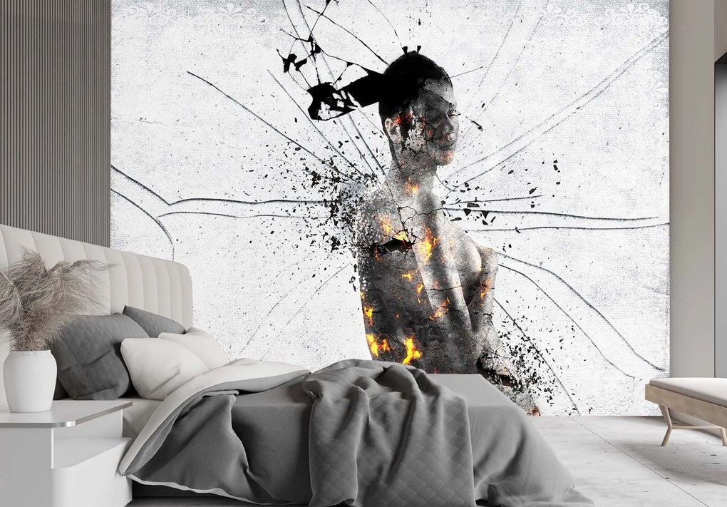 Gario Fototapeta Shattered woman, abstraktní Materiál: Vliesová, Rozměry: 300 x 210 cm
