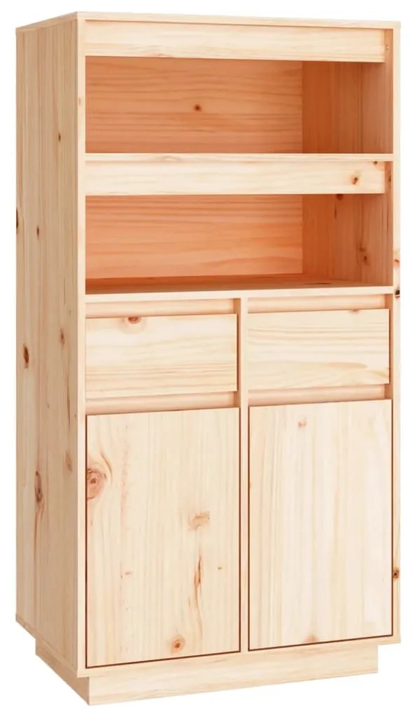 vidaXL Skříň highboard 60 x 40 x 116,5 cm masivní borové dřevo