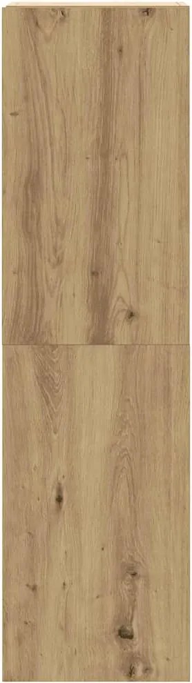 Sada 8 kusů nástěnné TV skříňka dub artisan kompozitní dřevo 3329012