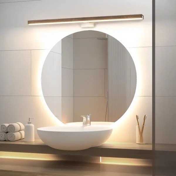 Brilagi-LED Koupelnové osvětlení zrcadla WOODY MIRROR LED/15W/230V IP44 dub/bílá