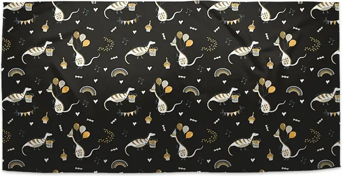 Sablio Ručník Dinosauří párty - 70x140 cm