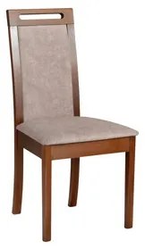 Jídelní židle ROMA 6 Bílá Tkanina 21B