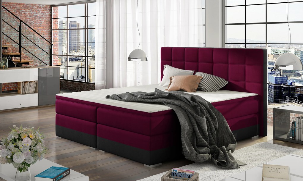 Boxspring ZEUS 180/200 (Matvelvet 68 + 99)