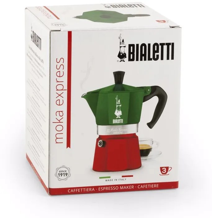 Bialetti Moka kávovar Moka Express Italia na 3 šálky