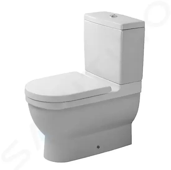 DURAVIT - Starck 3 WC kombi mísa, Vario odpad, bílá (0128090064)