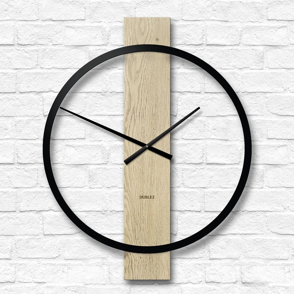 DUBLEZ | Minimalistické nástěnné hodiny - Circle Line