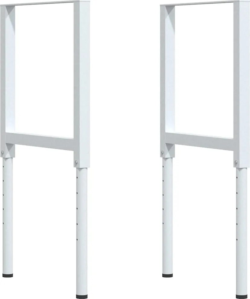 Pracovní stůl 100 x 60 x (73–99,5) cm masivní dub obdélníkový 3309701