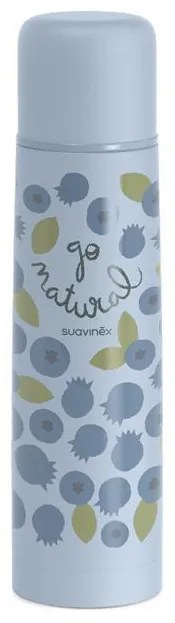 Suavinex Termoska na tekutiny Go Natural Sauvinex Modrá borůvka