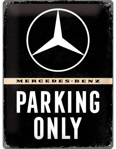 Postershop Plechová cedule: Mercedes-Benz Parking Only - 40x30 cm