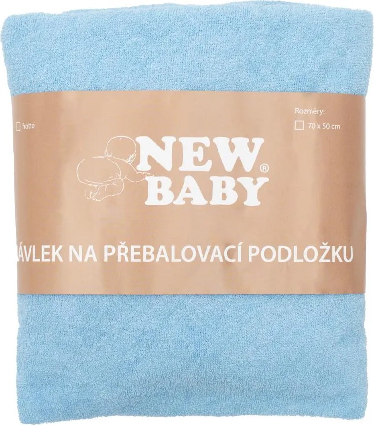 Návlek na přebalovací podložku New Baby 50x70 modrý