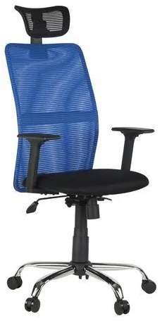 No brand  Kancelářská židle Diana, modrá/černá