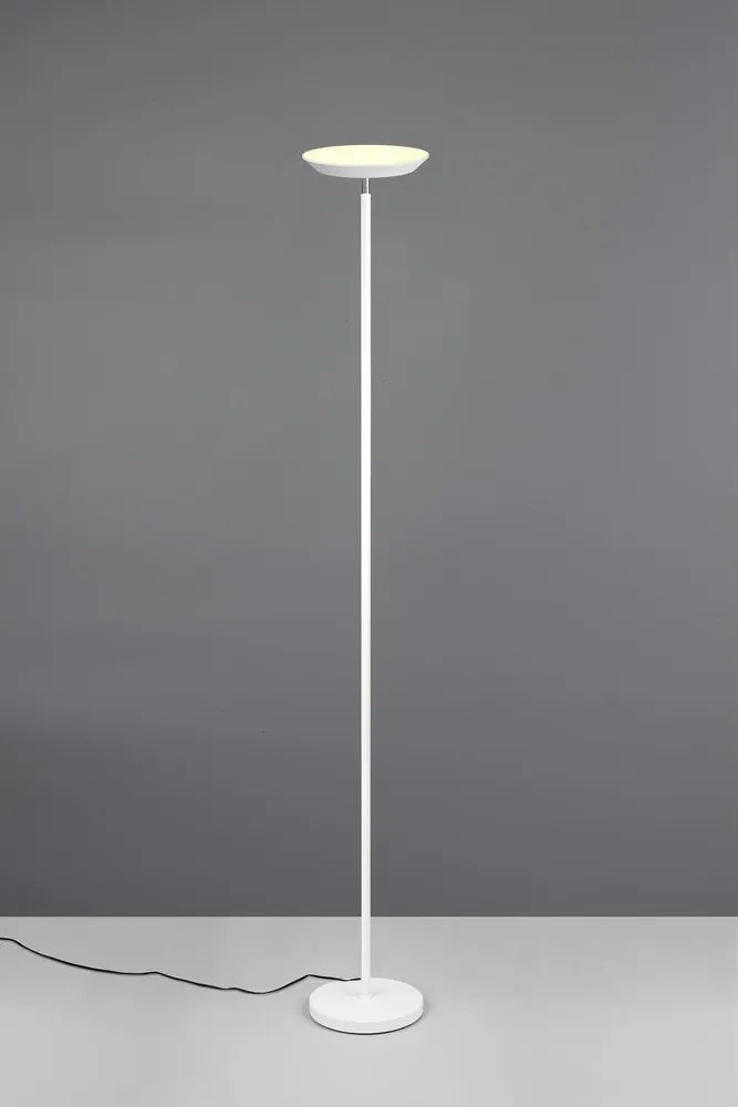 Bílá LED stojací lampa (výška 178 cm) Specter – Reality
