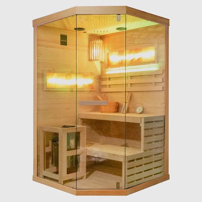 BPS-koupelny Finská sauna Relax HYD-6192 120x120, 2 osoby