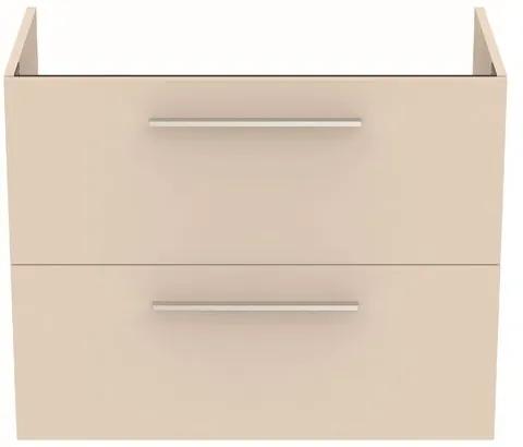 Ideal Standard i.Life A Skříňka pod umyvadlo 80 cm, 2 zásuvky, písková matná T5256NF