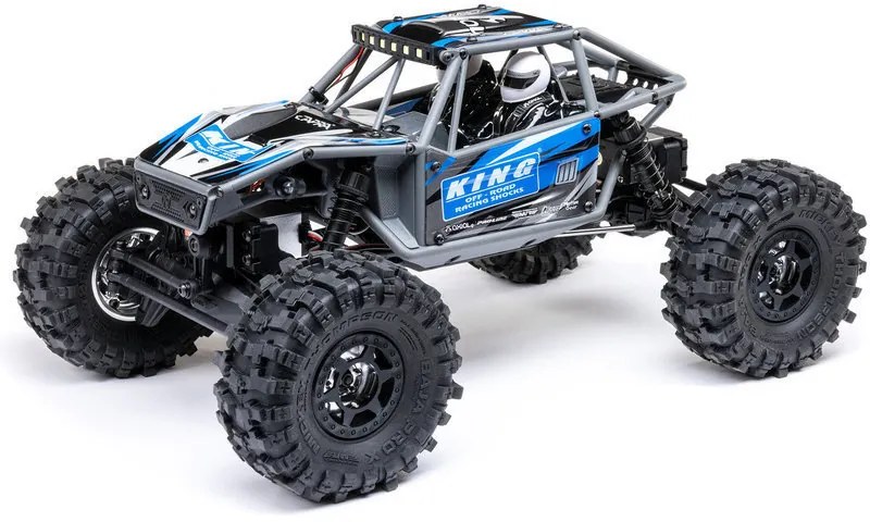 Axial capra 1:18 4ws rtr modré