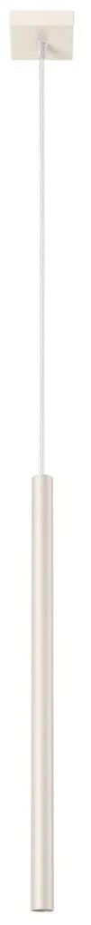 Sollux Lighting Závěsná lampa PASTELO 1 béžová