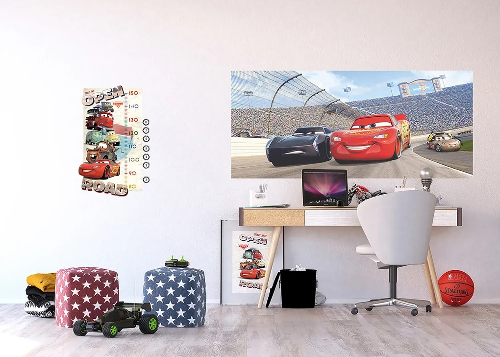 Dětská samolepka na zeď Disney Auta – Růstová Tabulka | 65 x 85 cm | DDK894
