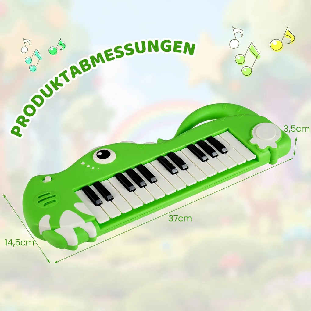 Costway 25 Dětské digitální piano Keys s vestavěnou hudební