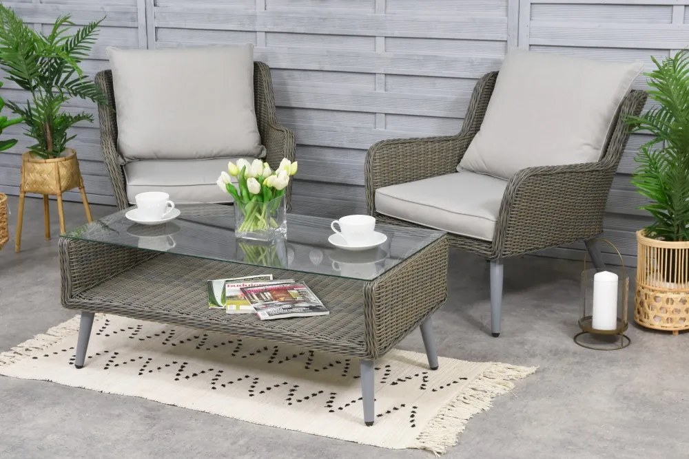 Zahradní nábytek Bilbao Terrace Garden Point šedý