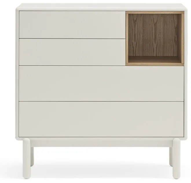Krémová komoda 90x90x40 cm Corvo – Teulat