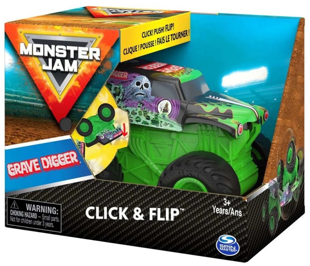 Spin master monster jam auto se zvukem earth shaker 1:43