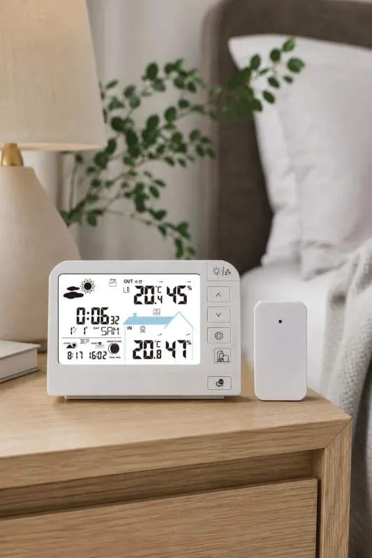 JVD Digitální meteorologická stanice s LED podsvícením JVD RB767.2
