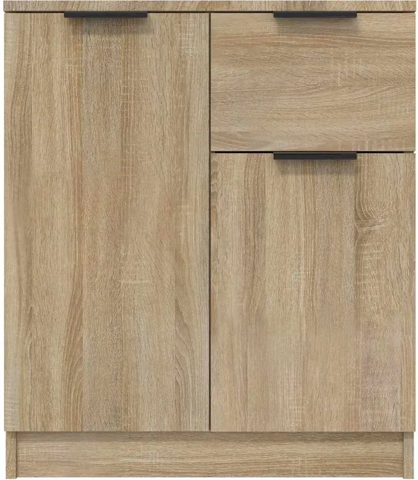 Příborníky 2 ks dub sonoma 60 x 30 x 70 cm kompozitní dřevo 3115814
