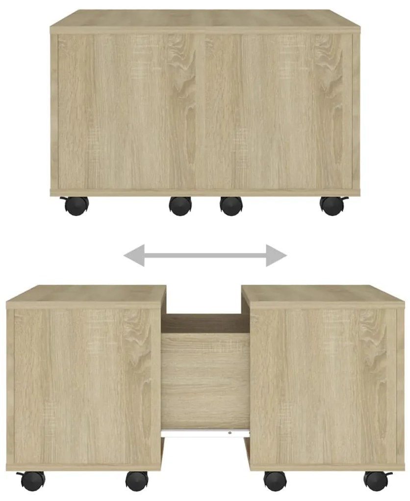 vidaXL Marketos Konferenční stolek dub sonoma 60 x 60 x 38 cm kompozitní dřevo