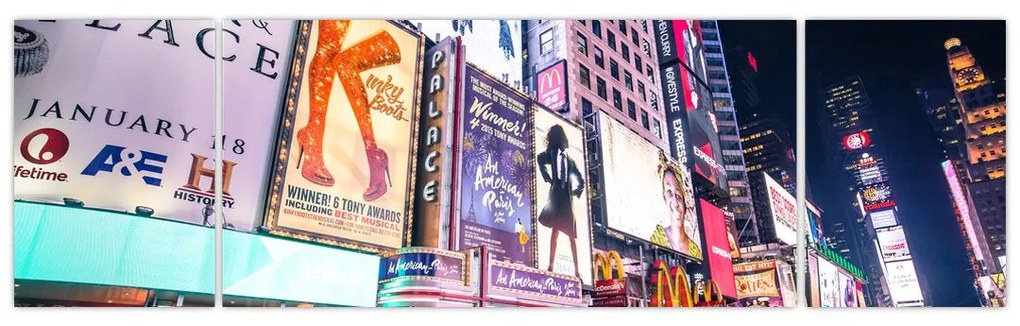 Obraz - New York Theater District (170x50 cm)