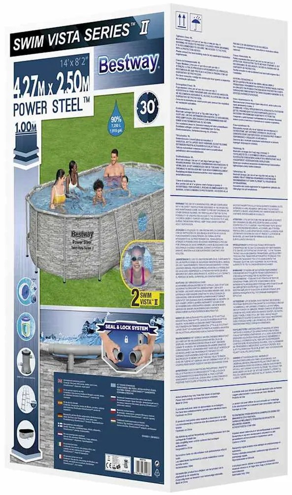 Bestway Bazénový set Power Steel 427 x 250 x 100 cm