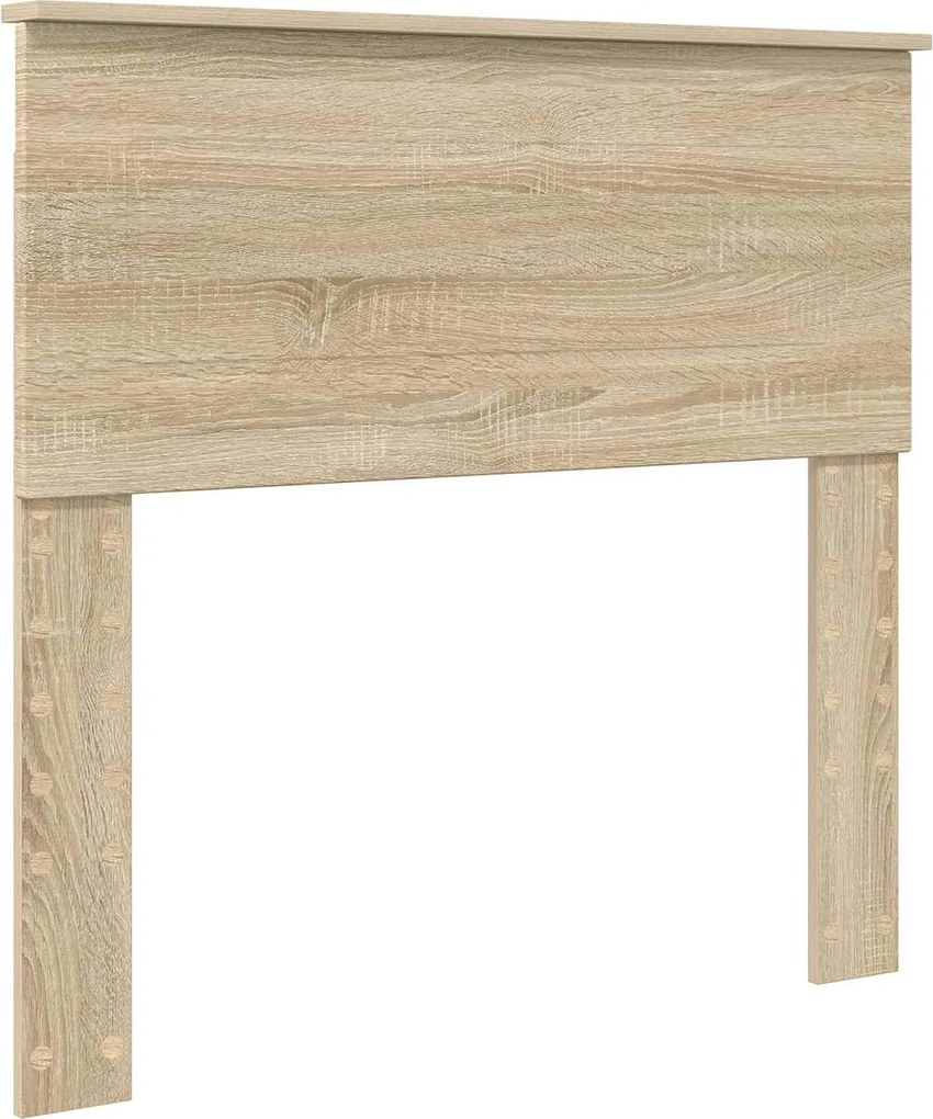 Rám postele s čelo Sonoma dub 80 x 200 cm Kompozitní dřevo 3408811