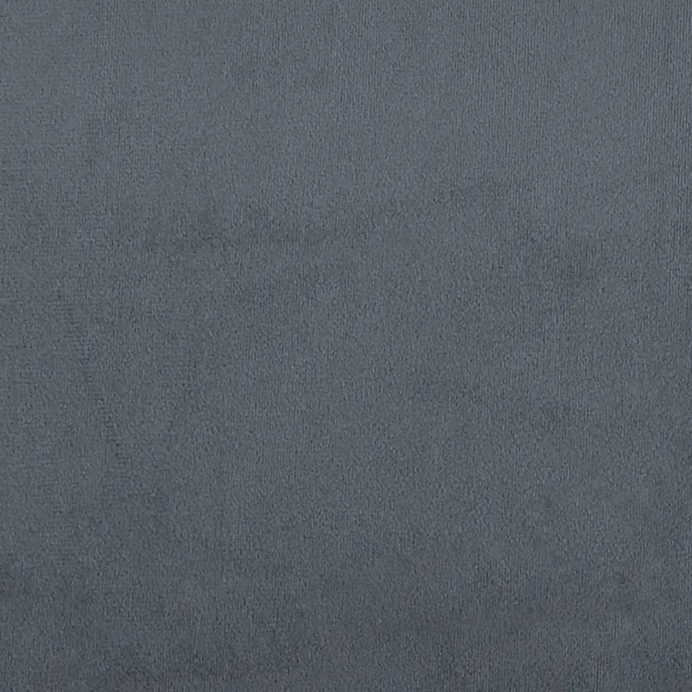 Petromila 2místná pohovka tmavě šedá 140 cm samet