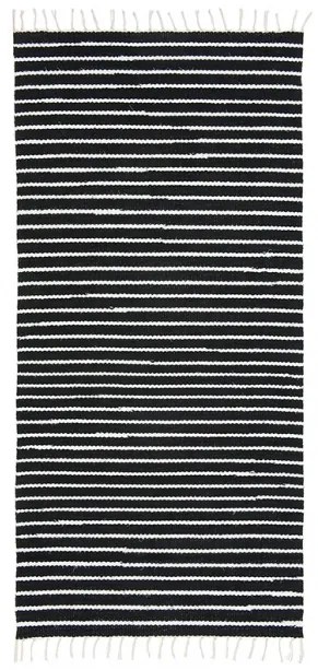 Koberec Aitta, černo-bílý, Rozměry  80x150 cm VM-Carpet